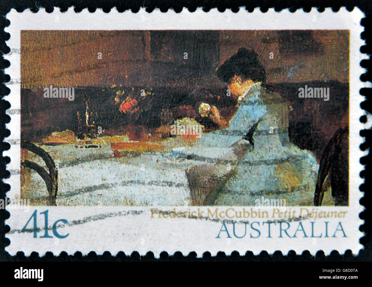 AUSTRALIA - CIRCA 1989: stamp printed in Australia, shows Petit Dejeu ...
