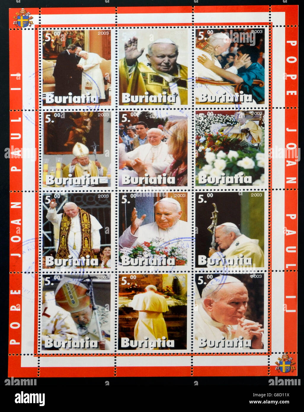 Vatican stamps collection hi-res stock photography and images - Alamy