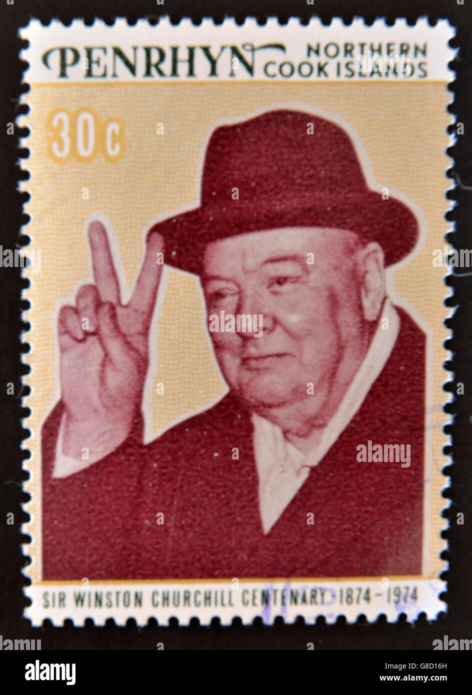 COOK ISLANDS - CIRCA 1974 : Stamp printed in Cook Islands , shows image ...