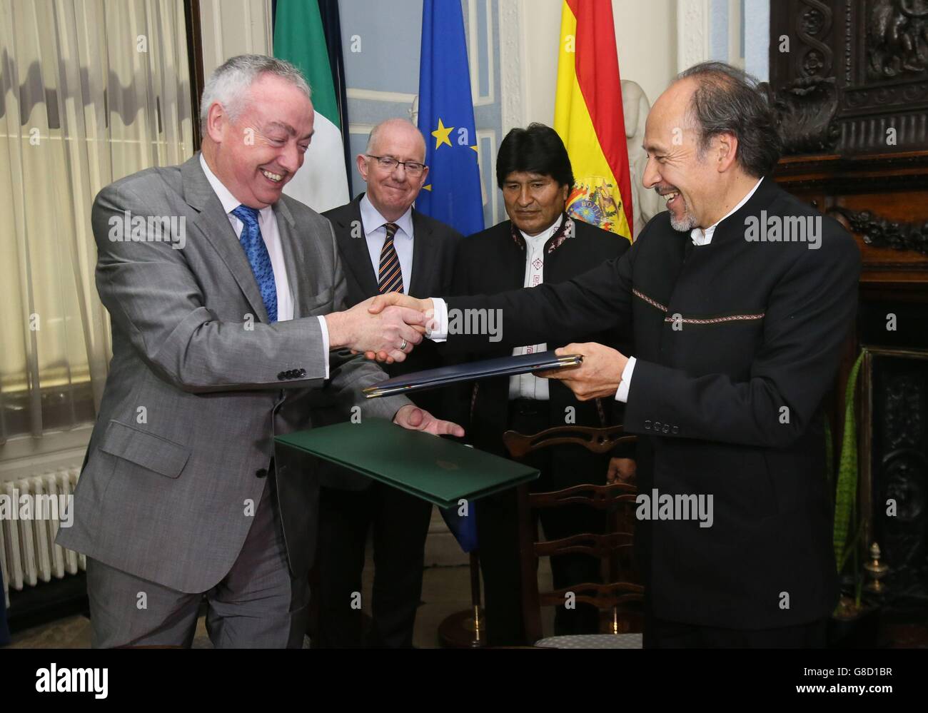 Bolivian president visit ireland hi-res stock photography and images ...