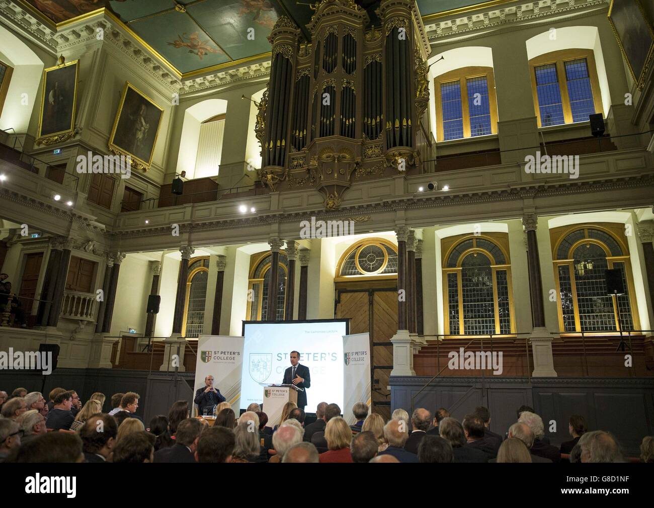 Mark Carney speech Stock Photo - Alamy