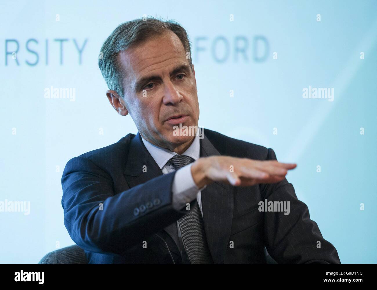 Mark Carney speech Stock Photo - Alamy