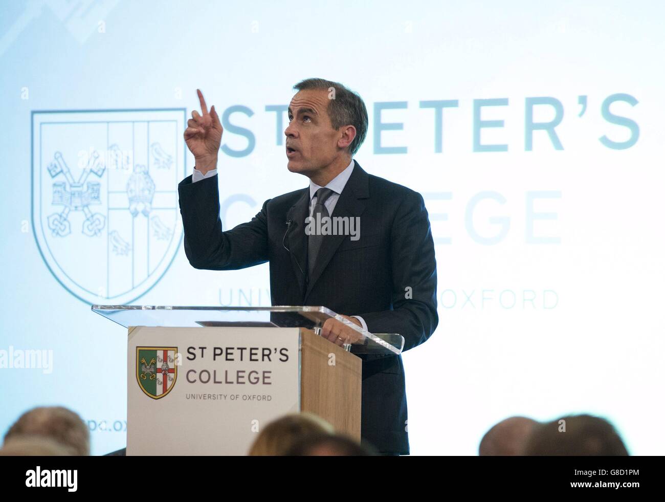 Mark Carney speech Stock Photo - Alamy