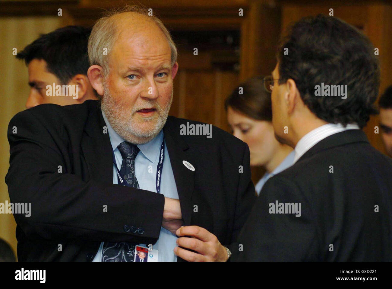 Home Secretary Charles Clarke (left) talks to Attorney General Lord ...