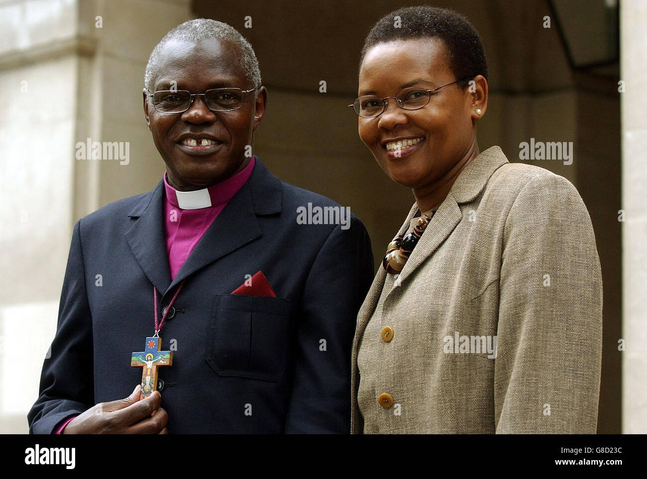 The Bishop of Birmingham Dr John Sentamu and his wife Margaret who ...
