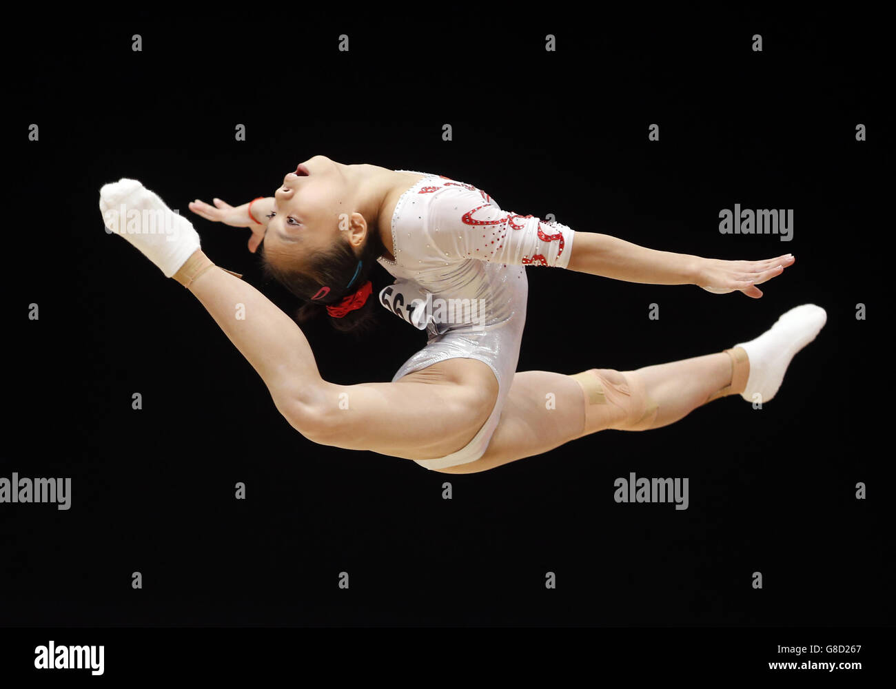 China's Yan Wang competes on the Floor Exercise during day two of the ...