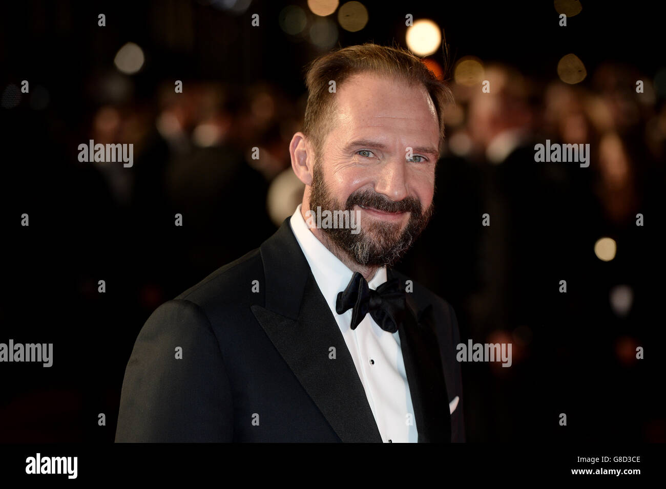 Ralph fiennes attending the world premiere of spectre hi-res stock ...