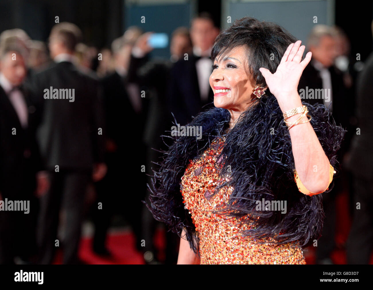 Dame Shirley Bassey Attending The World Premiere Of Spectre Hi Res