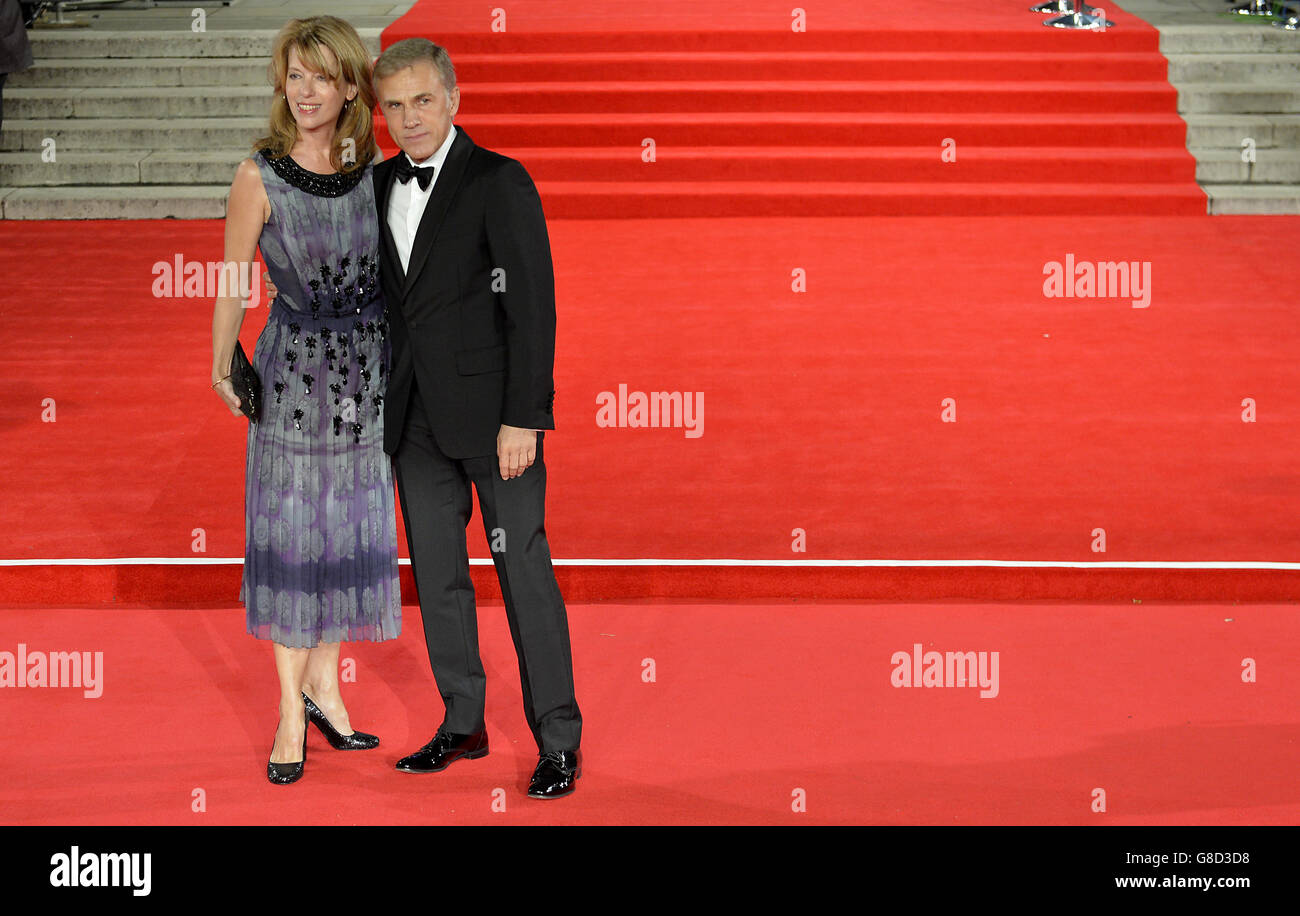 Christoph Waltz and wife Judith Holste attending the World Premiere of ...