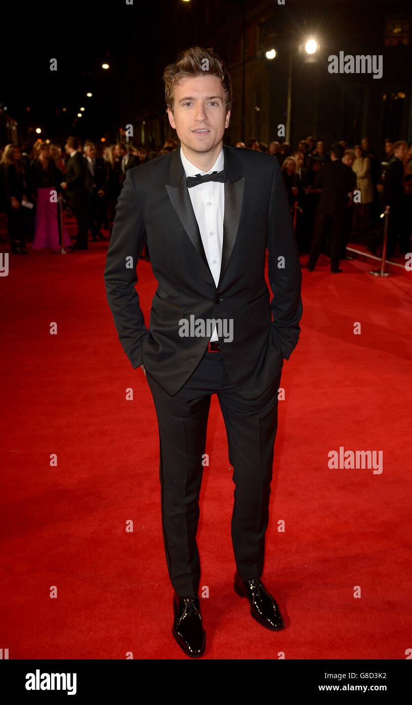 Greg James attending the World Premiere of Spectre, held at the Royal ...