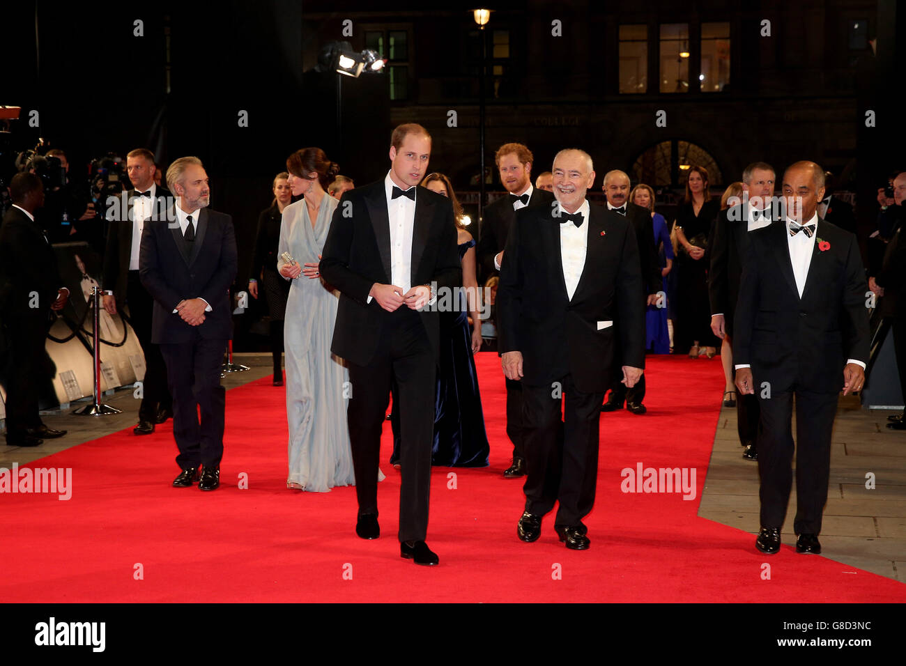 The duke cambridge producer michael wilson arrive world premiere ...