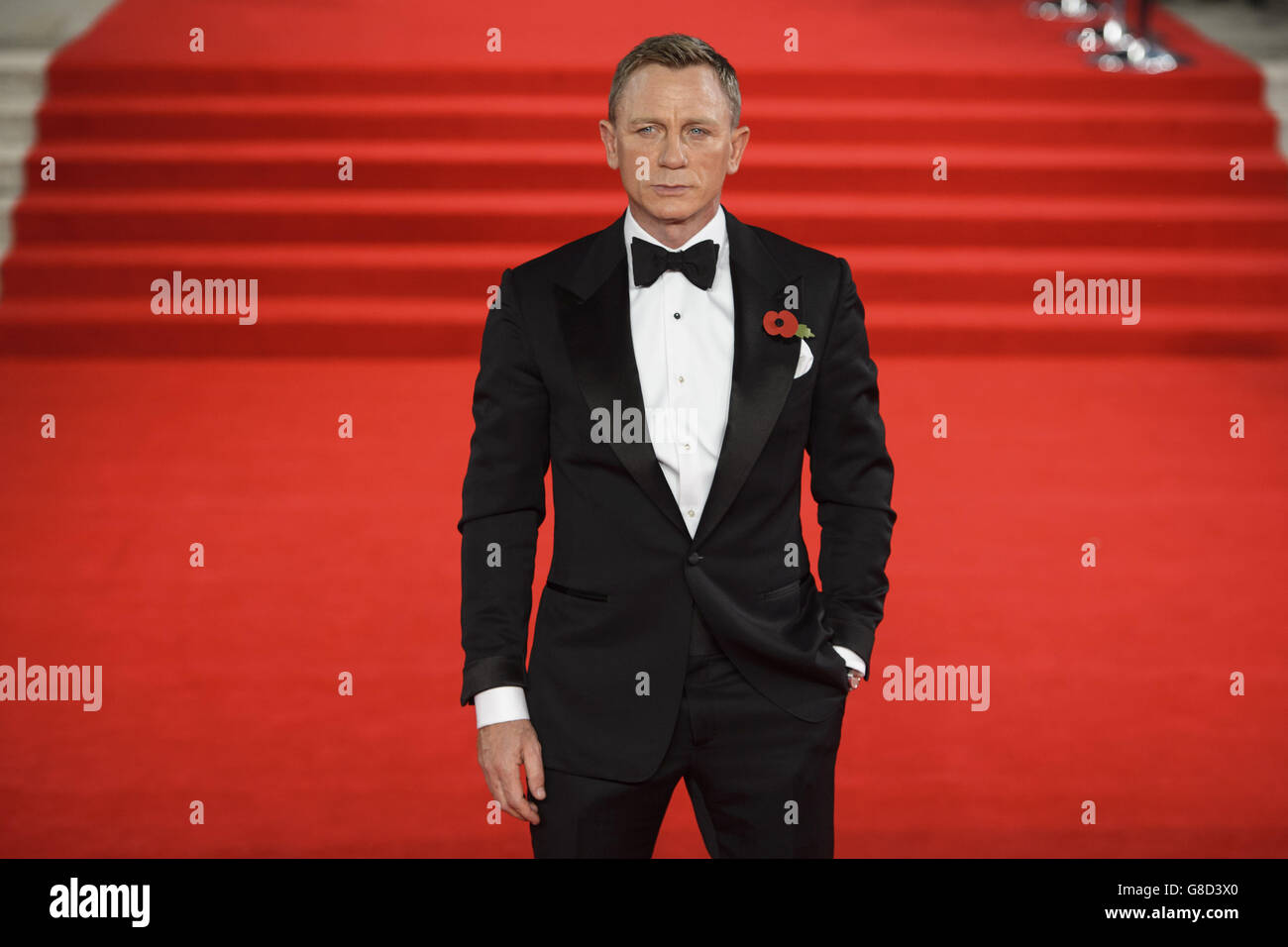 Daniel Craig attending the World Premiere of Spectre, held at the Royal ...