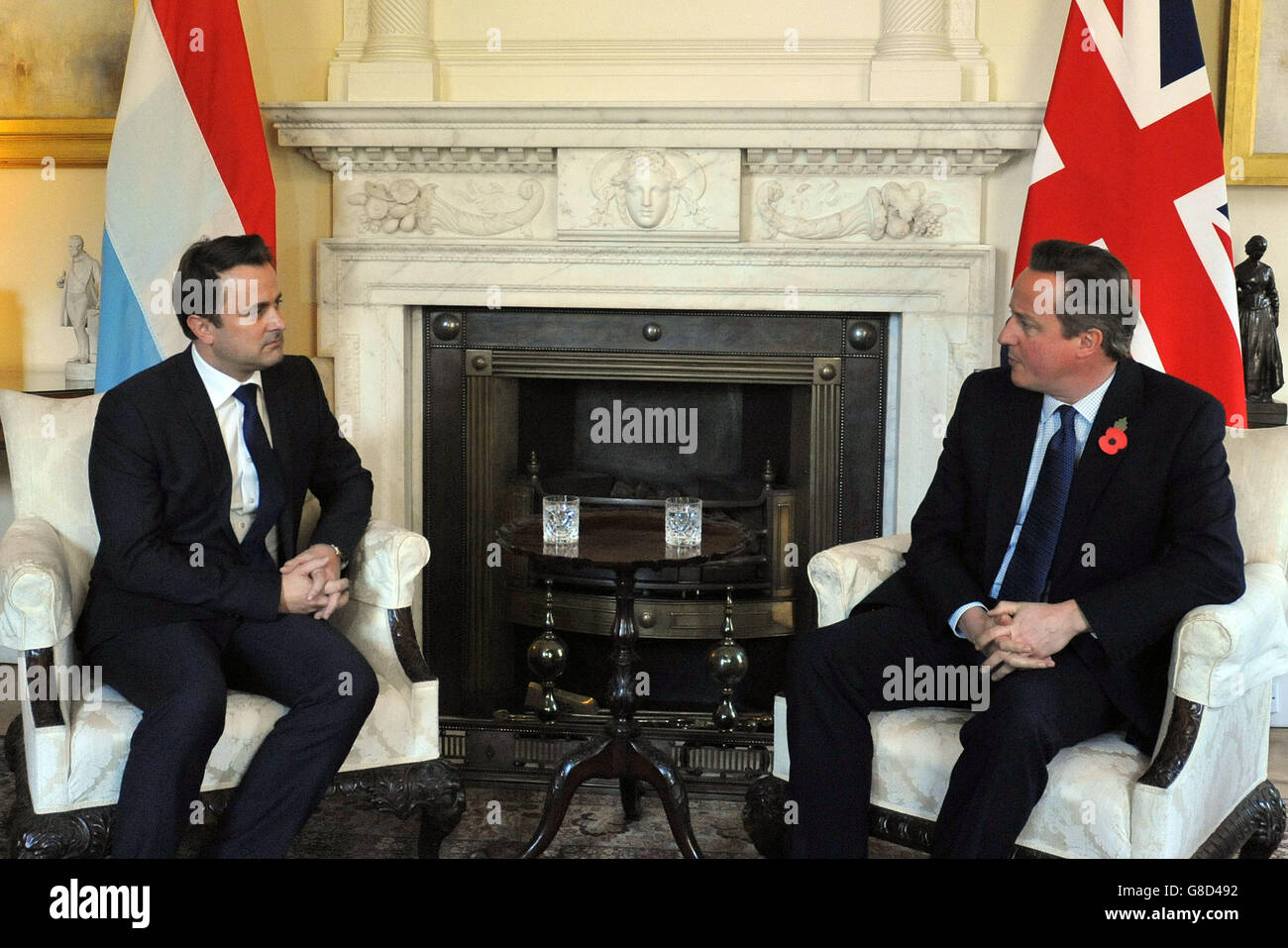 Prime minister xavier bettel of luxembourg hi-res stock photography and ...