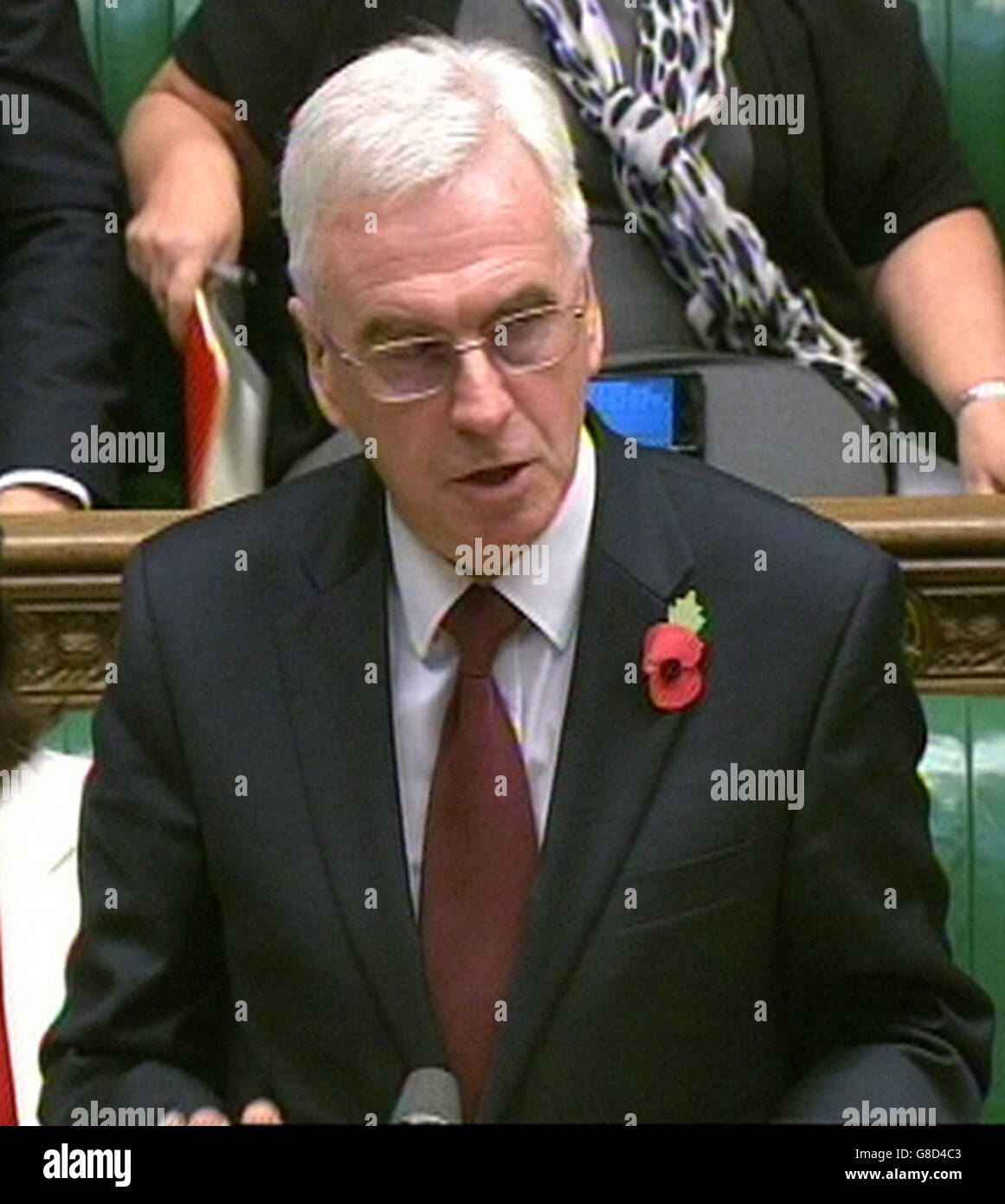 Shadow Chancellor of the Exchequer John McDonnell in the Main Chamber ...