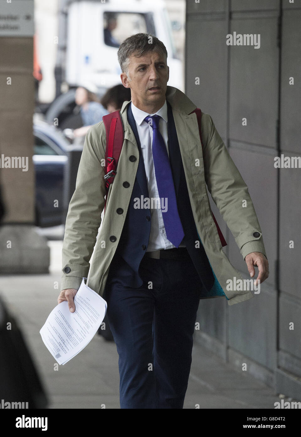 Professor Richard Wyn Jones arrives at Portcullis House in London to ...