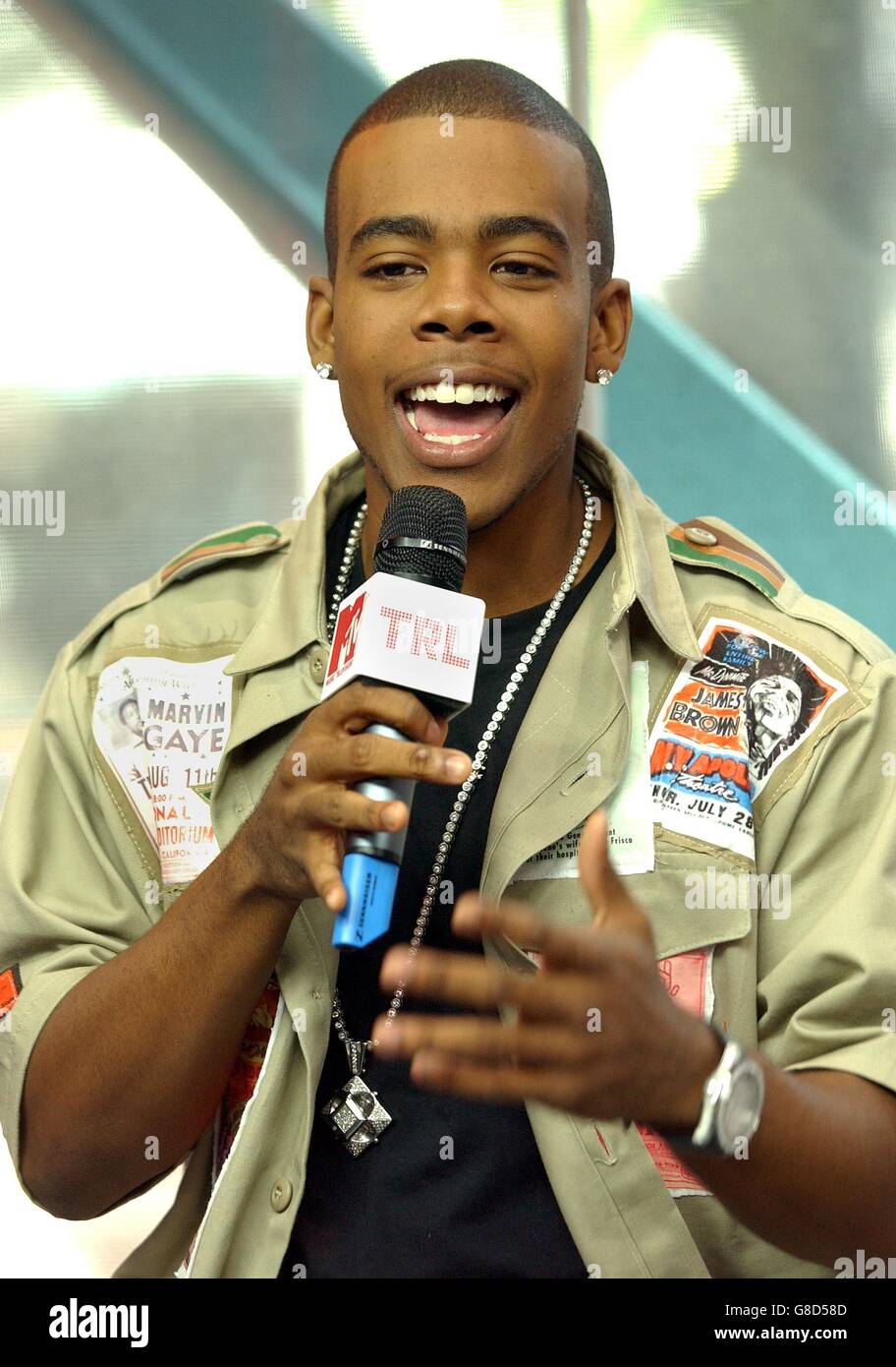 MTV TRL - Total Request Live. Singer Mario during his guest appearance ...