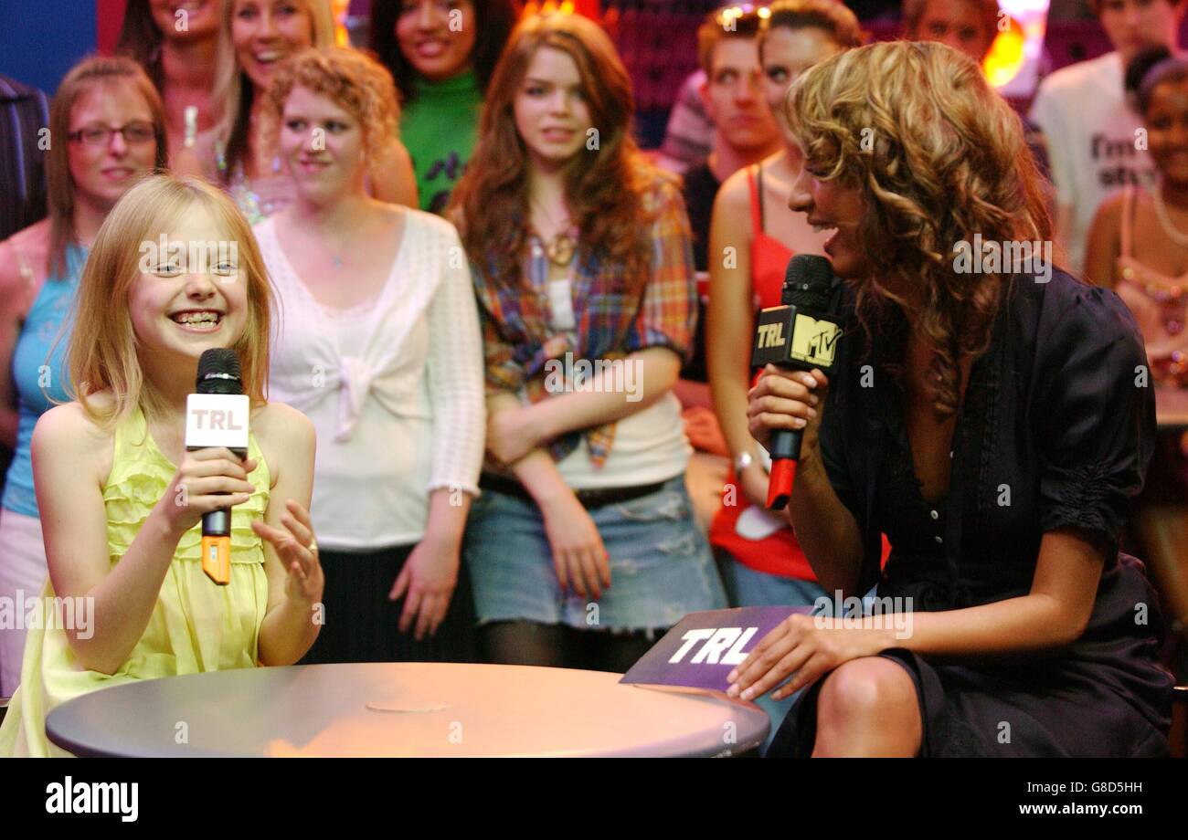 MTV TRL - Total Request Live Show - Leicester Square Studios Stock ...