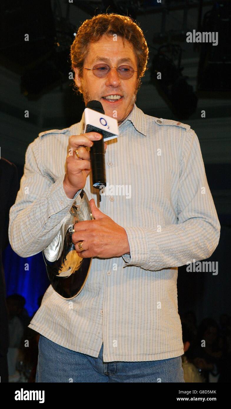 Roger Daltrey of The Who, with their Robertson Taylor 30th Anniversary ...
