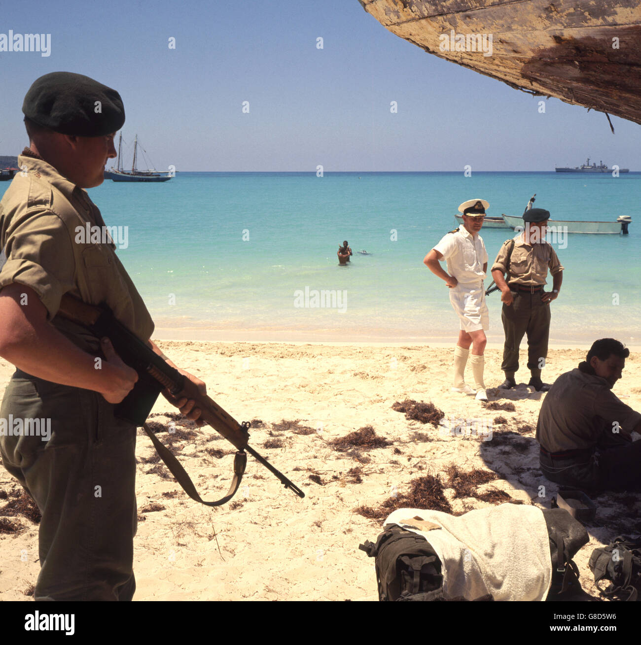 Turquoise sea british troops hi-res stock photography and images - Alamy