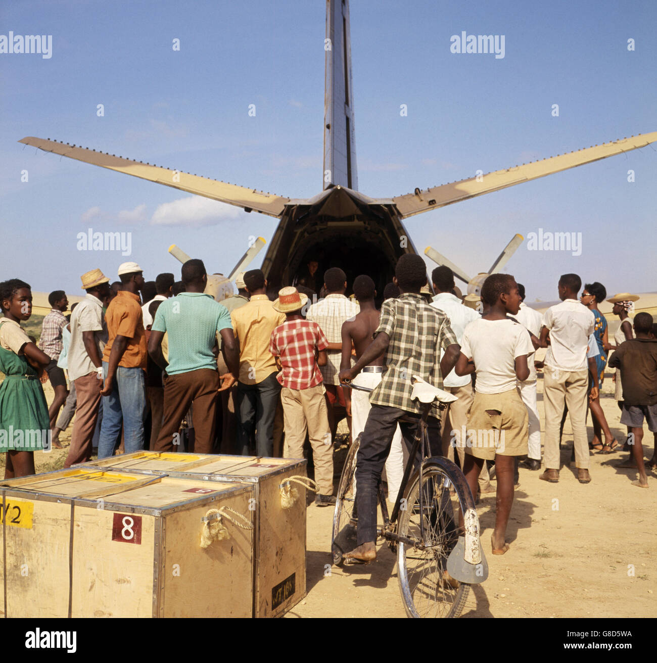 Politics - British Task Force on Anguilla - Caribbean Stock Photo - Alamy