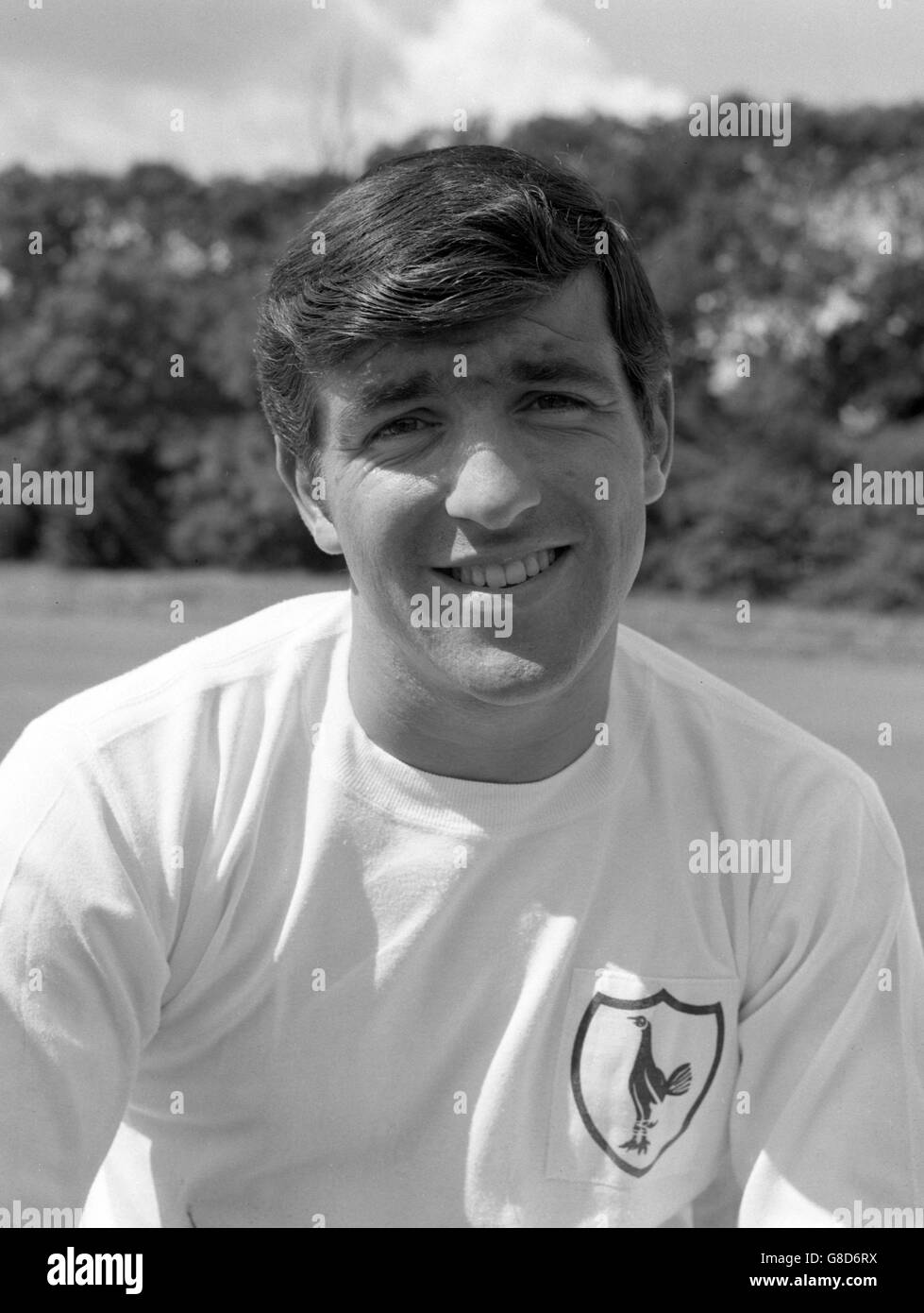 Football head head shot terry venables Black and White Stock Photos ...