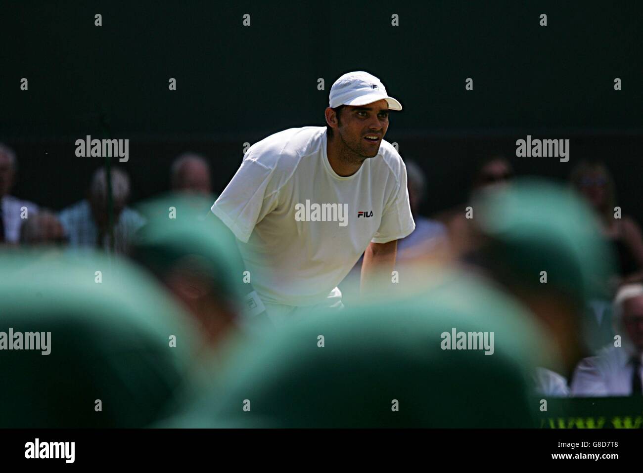 Australias mark philippoussis faces up to a marat safin service hi-res ...
