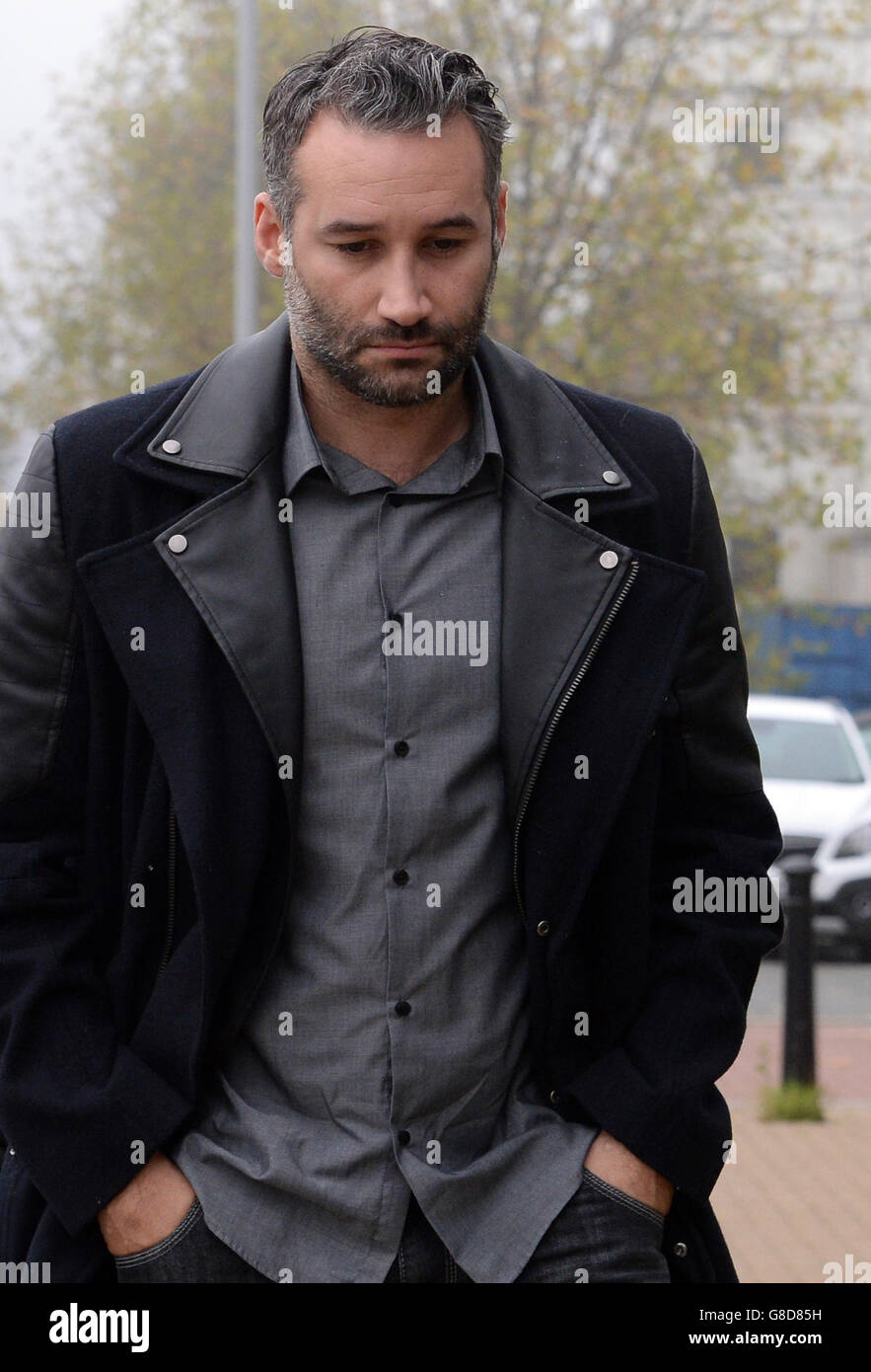 Former another level singer dane bowers arrives croydon magistrates ...