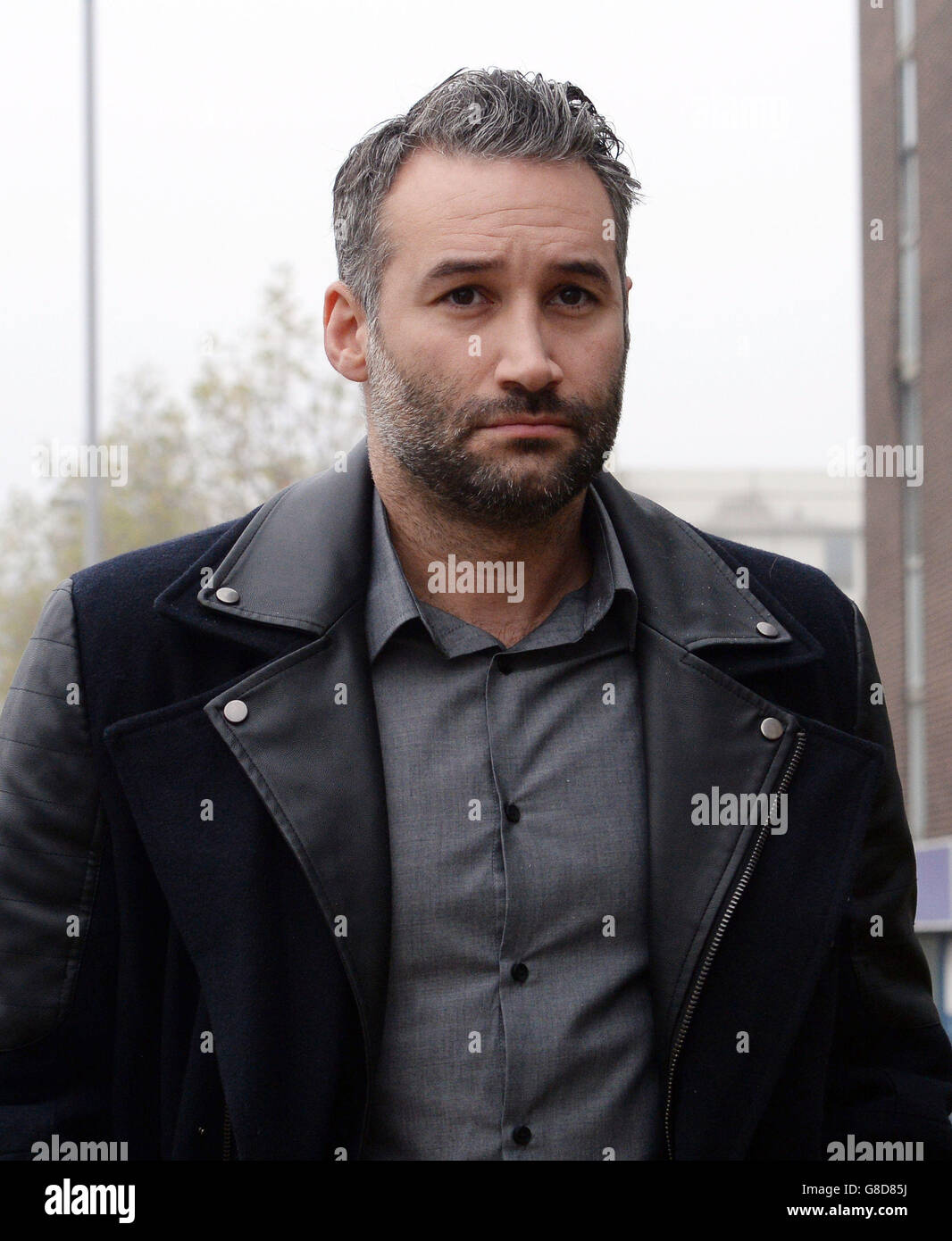 Former another level singer dane bowers arrives croydon magistrates ...