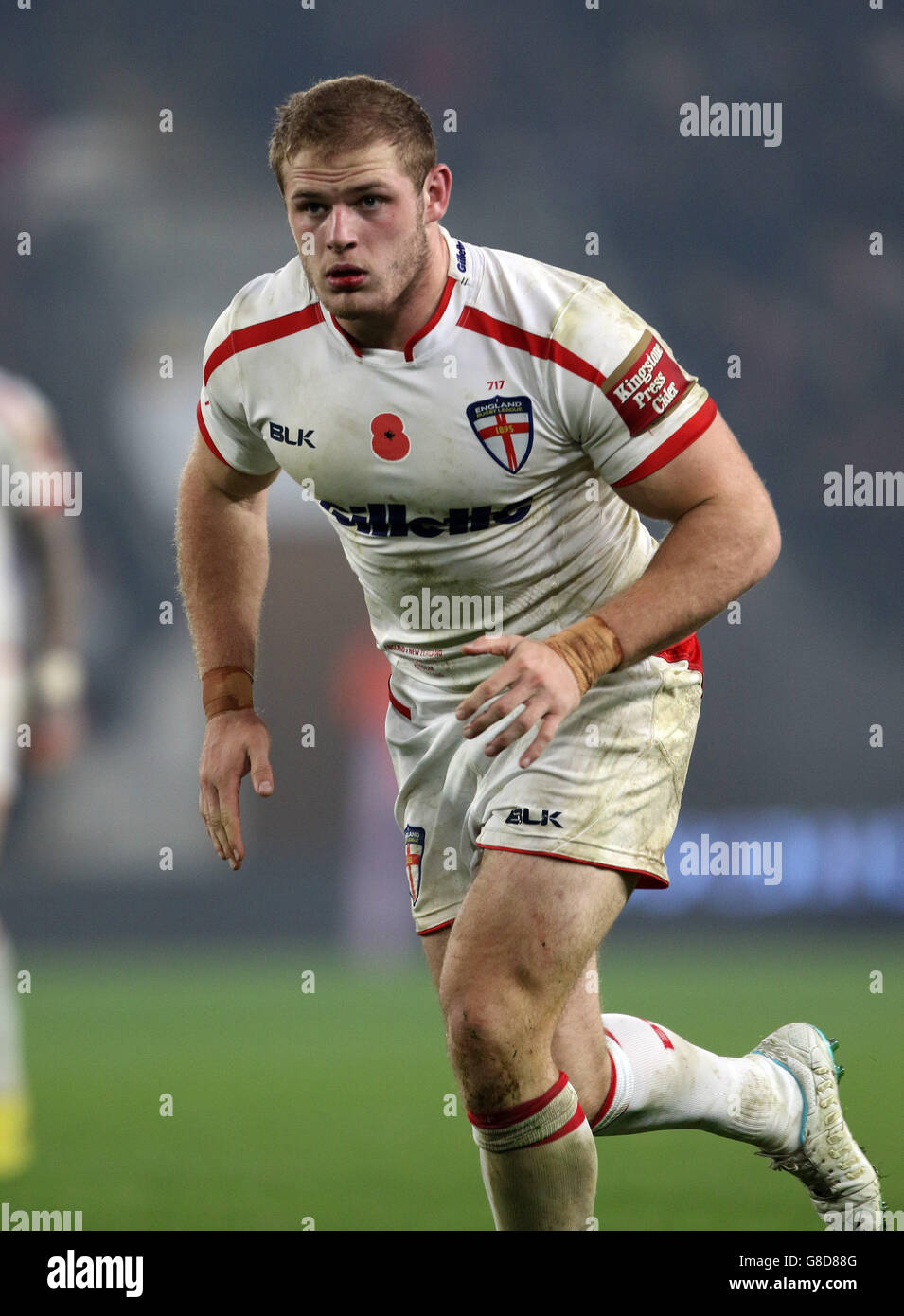 Englands thomas burgess international test series match kc stadium hi ...