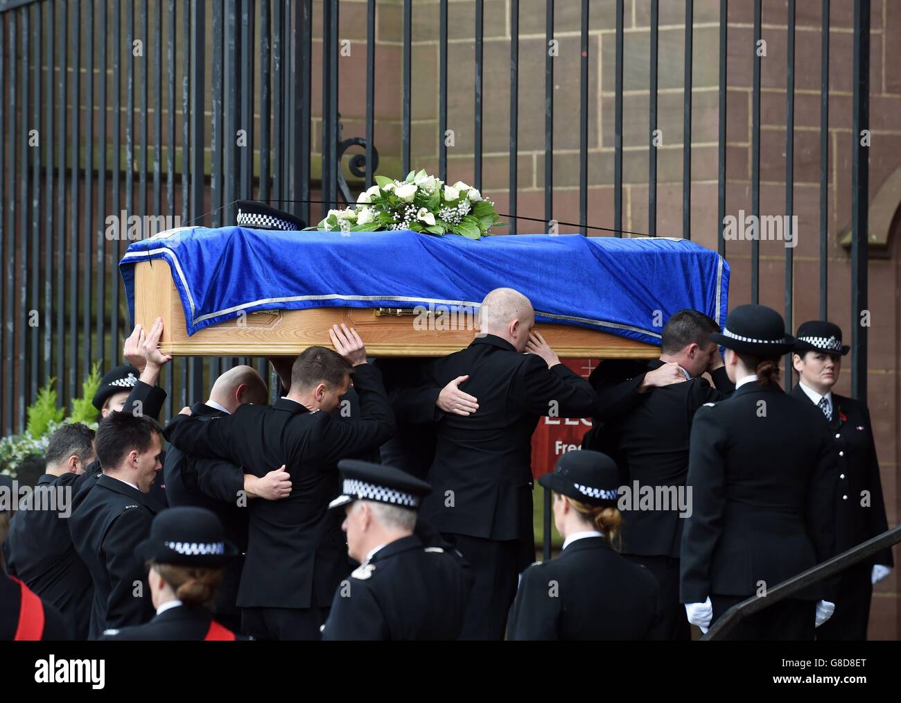 Pc david phillips funeral hi-res stock photography and images - Alamy