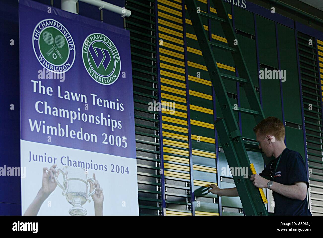 Tennis wimbledon championships 2005 day four all england club hi-res ...