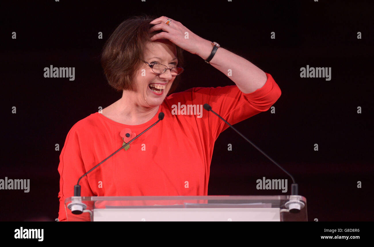 TUC general secretary Frances O'Grady addresses the TUC rally and lobby ...