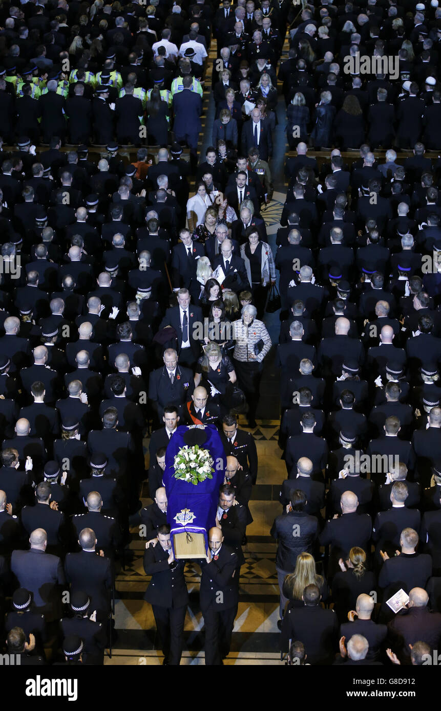 Pc david phillips funeral hi-res stock photography and images - Alamy