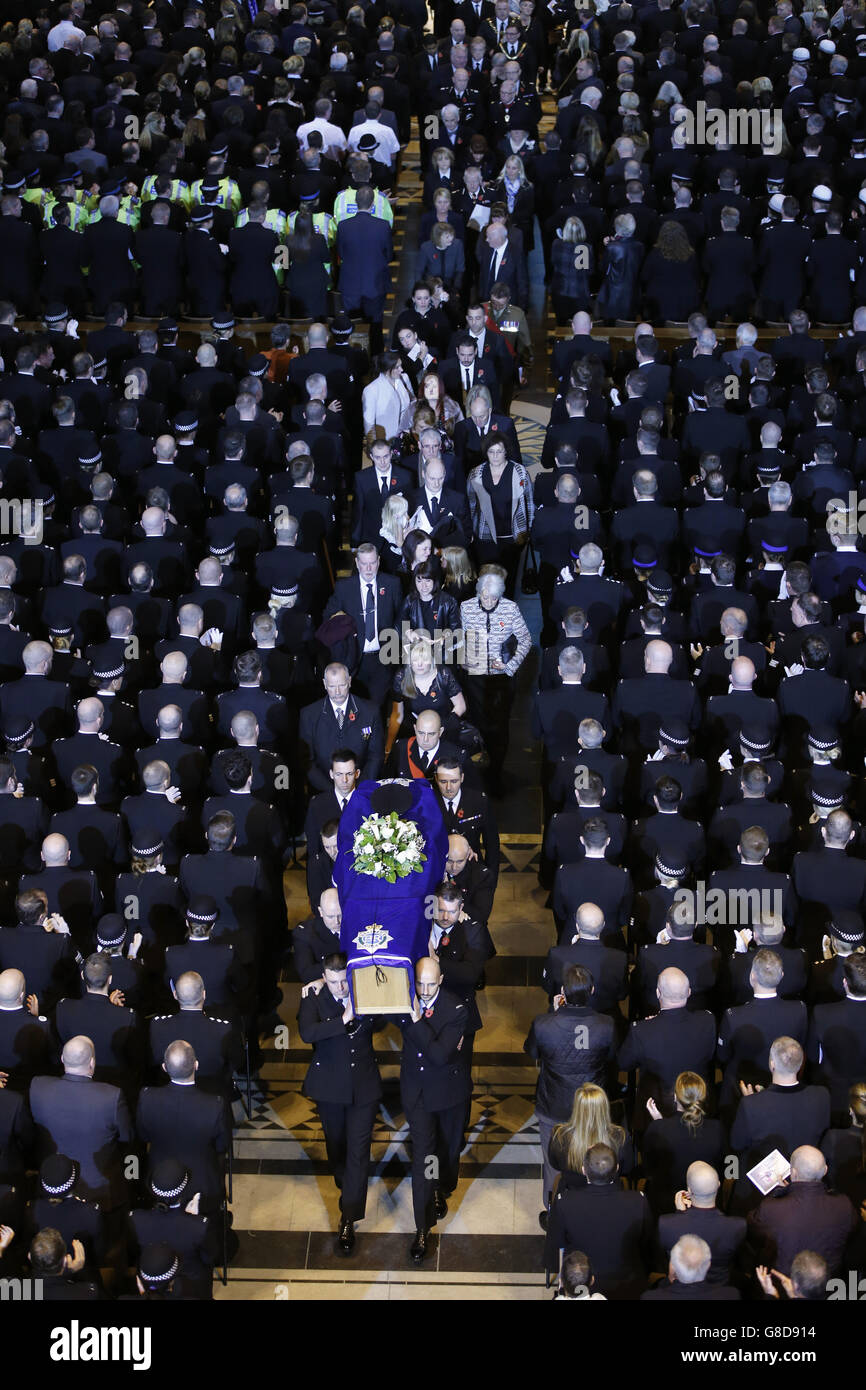 Pc david phillips funeral hi-res stock photography and images - Alamy