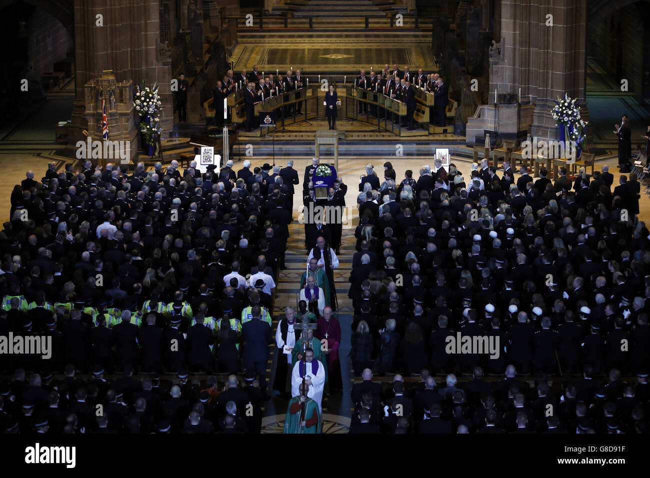 Pc david phillips funeral hi-res stock photography and images - Alamy