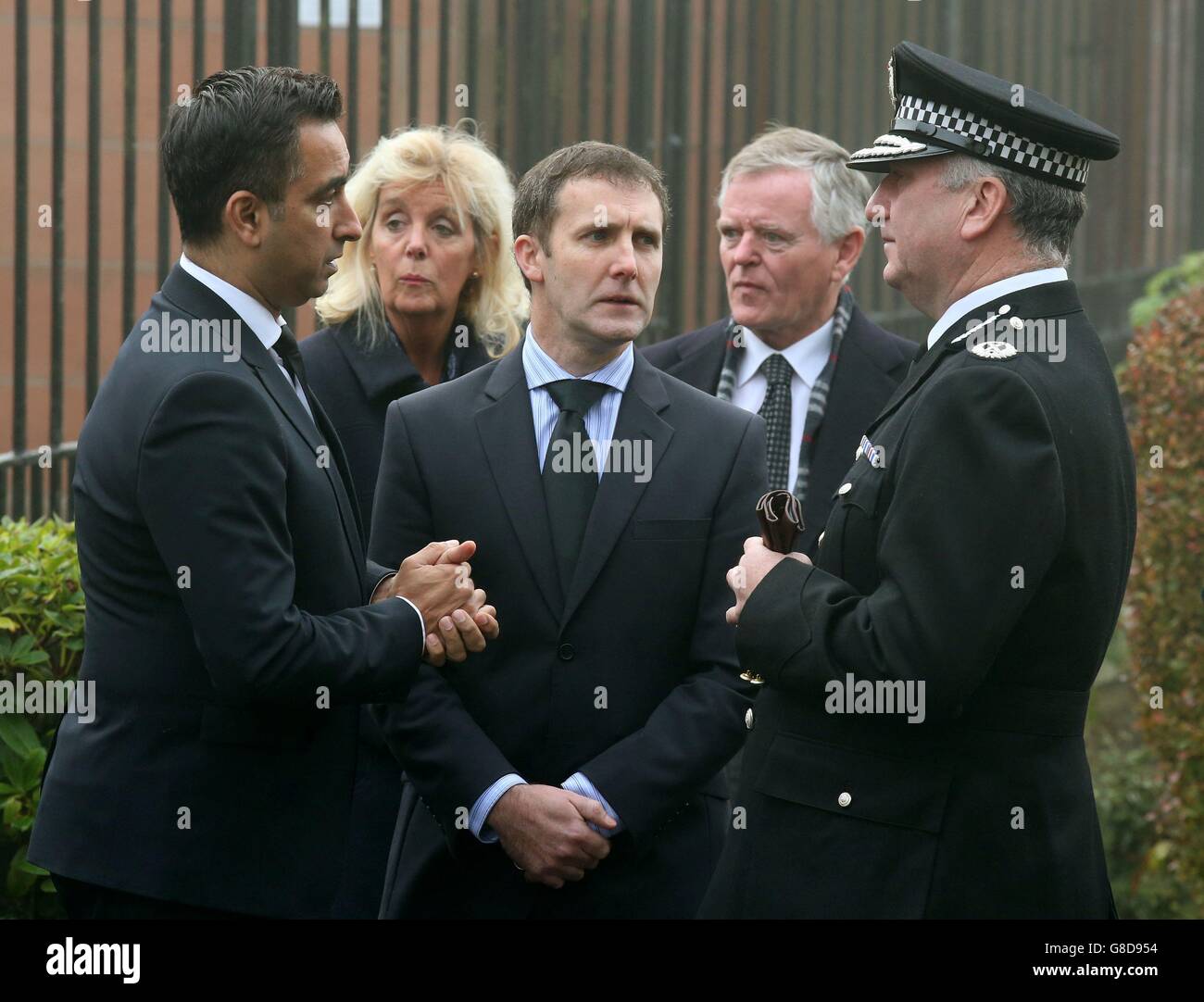 (Left to right) Lawyer Aamer Anwar with Solicitor General for Scotland ...