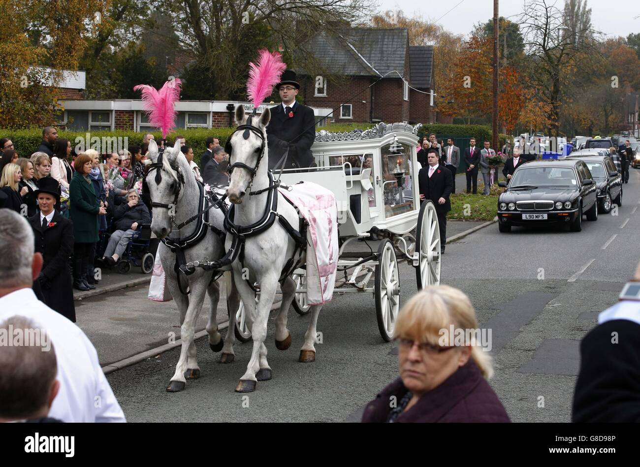 Kirsty Howard funeral Stock Photo - Alamy