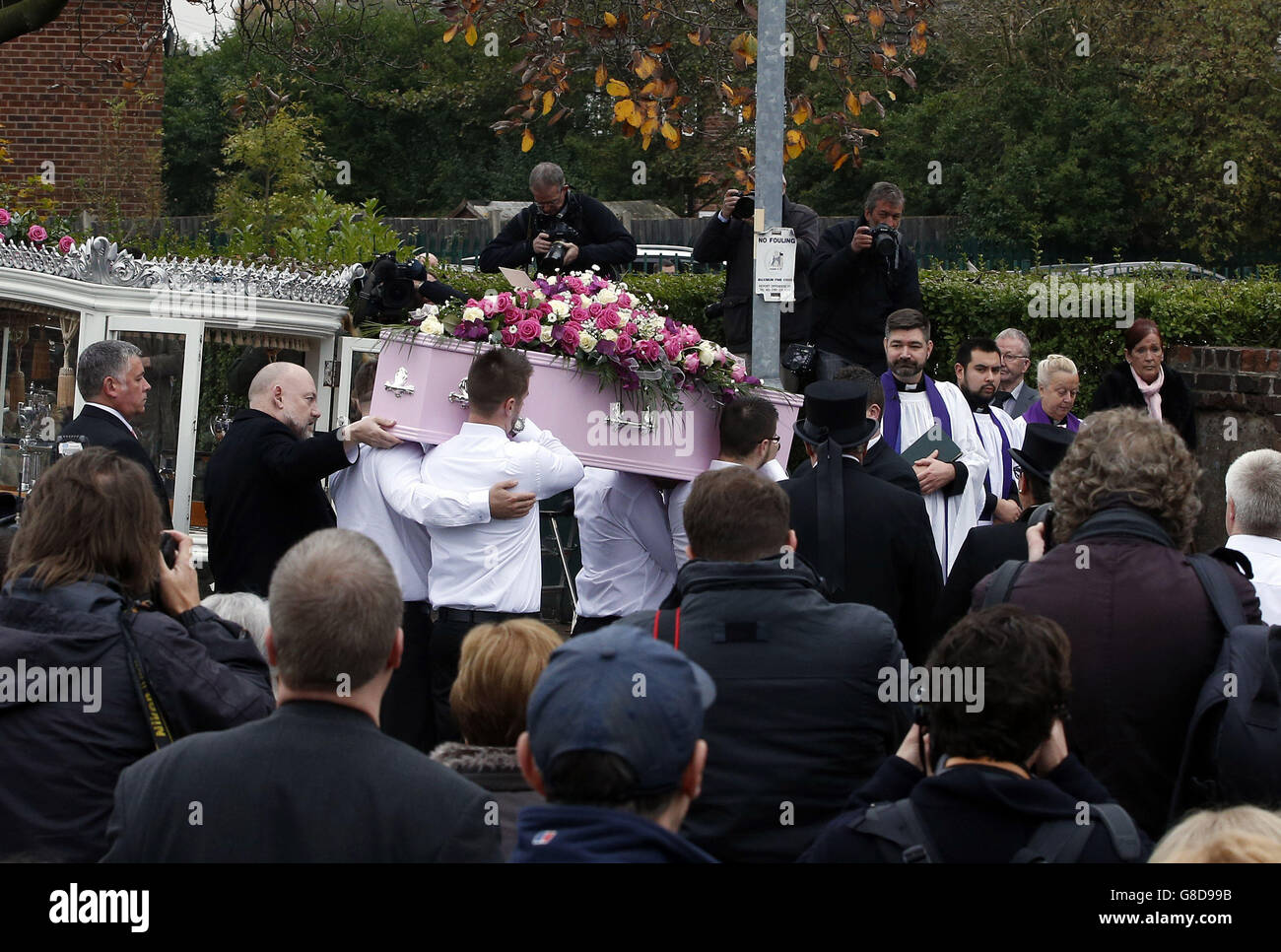 Kirsty Howard funeral Stock Photo - Alamy