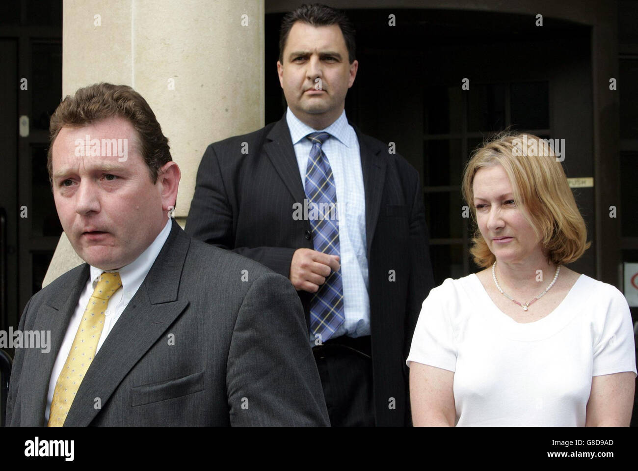 DS Robert Brandon of the Fraud Unit at Scotland Yard (left) speaks ...