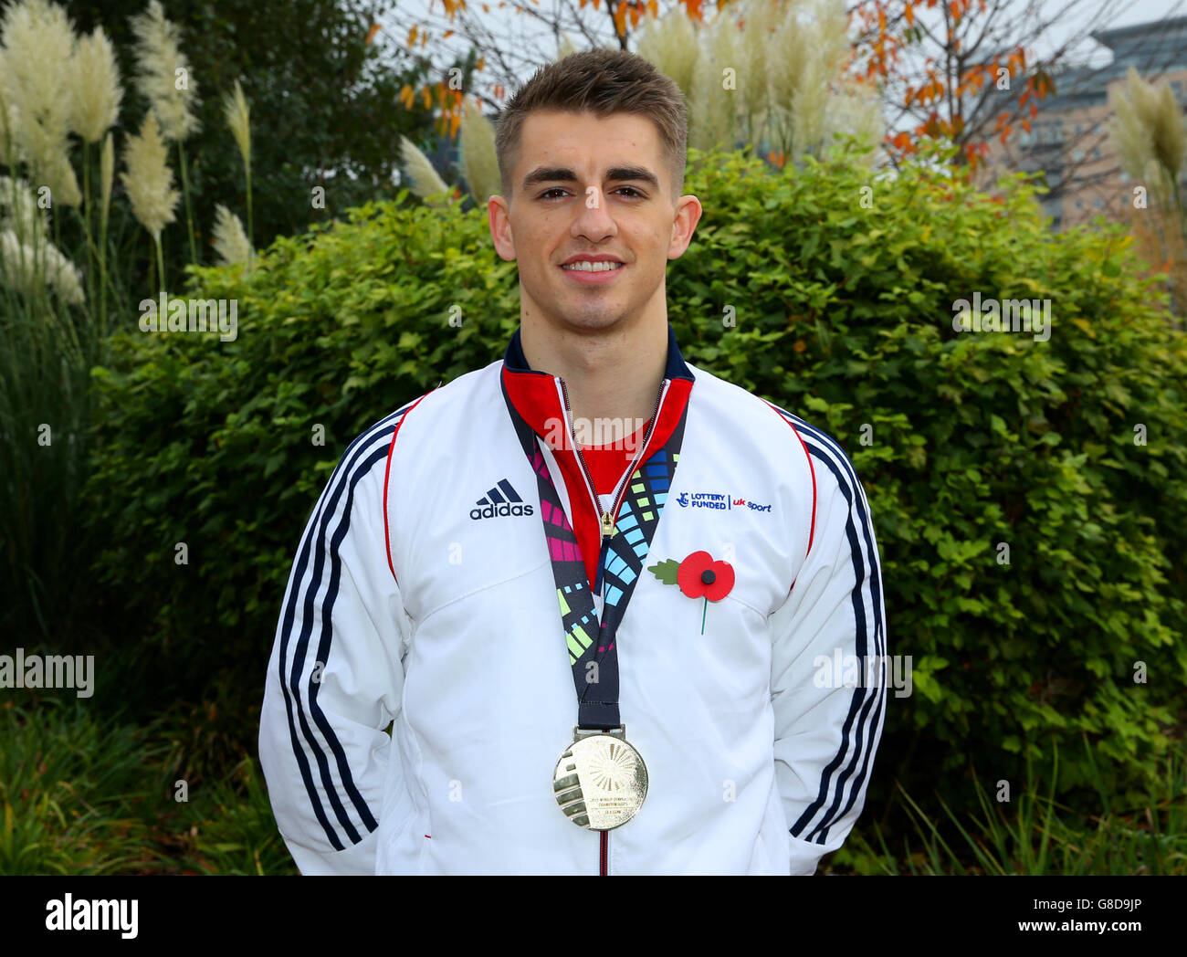 Great Britain's Max Whitlock during a photocall at MediaUK, Salford ...