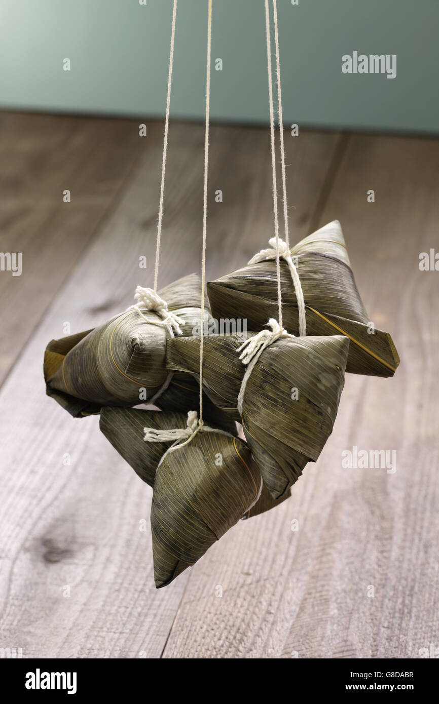 zongzi, chinese rice dumpling, dragon boat festival food Stock Photo ...
