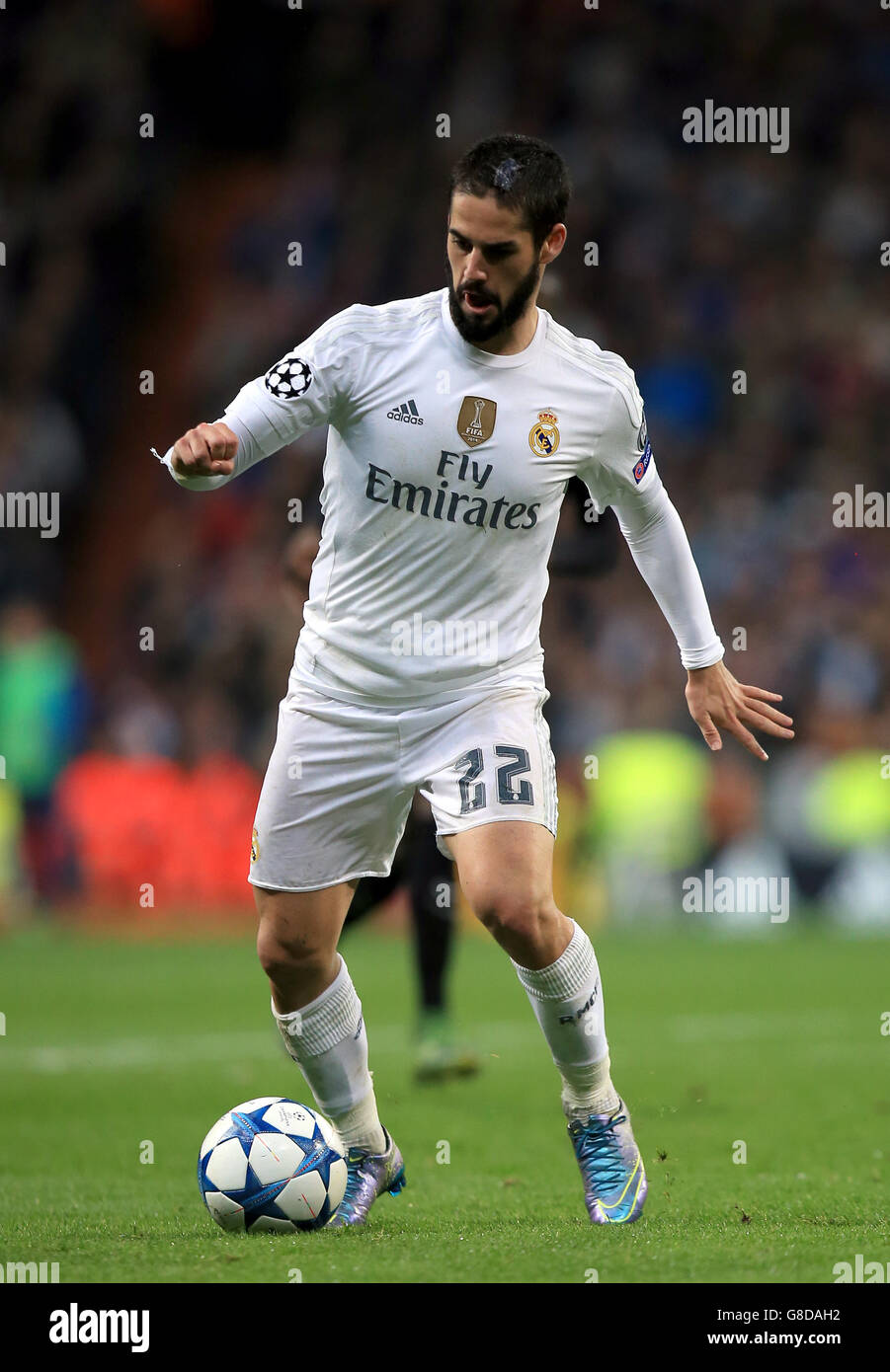 Estadio santiago bernabeu real madrids isco hi-res stock photography ...