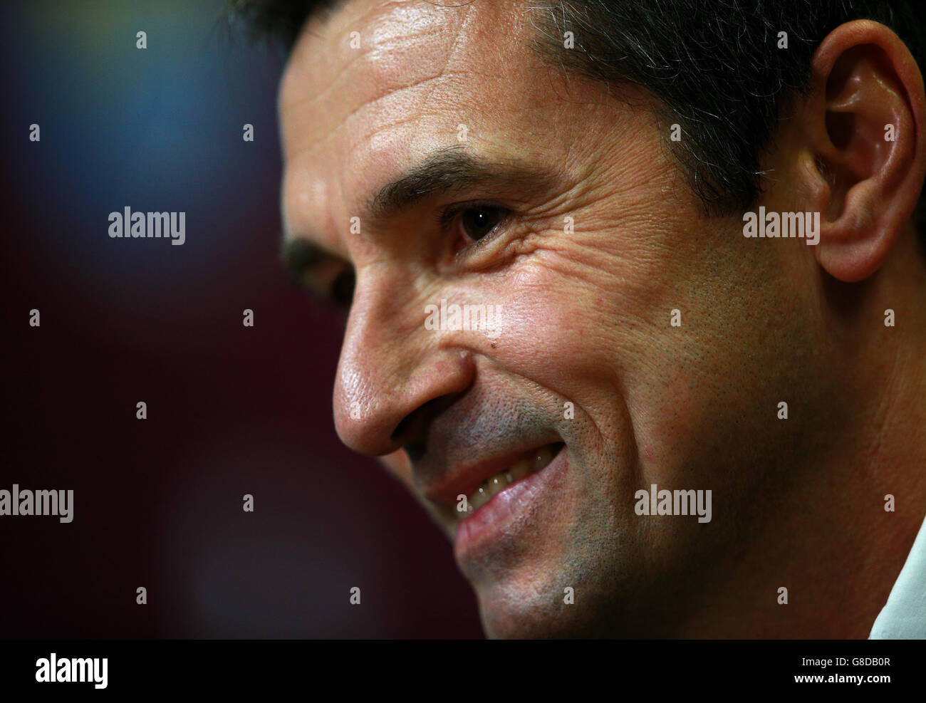 New Aston Villa manager Remi Garde during the press conference at Villa ...