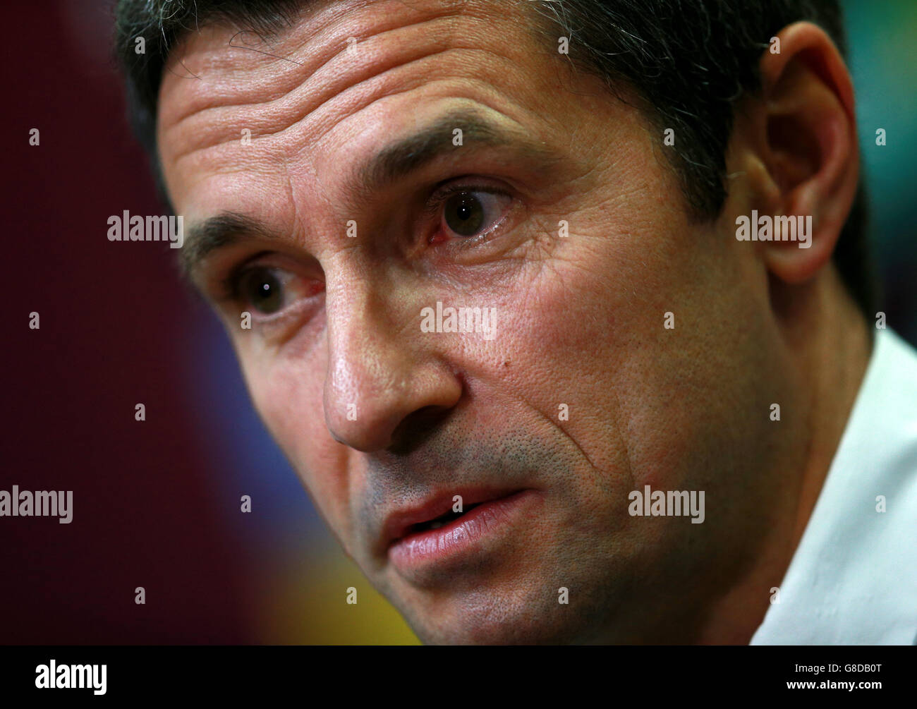 New Aston Villa manager Remi Garde during the press conference at Villa ...