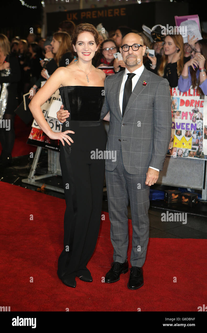 Stanley Tucci and Felicity Blunt attending the UK Premiere of The ...