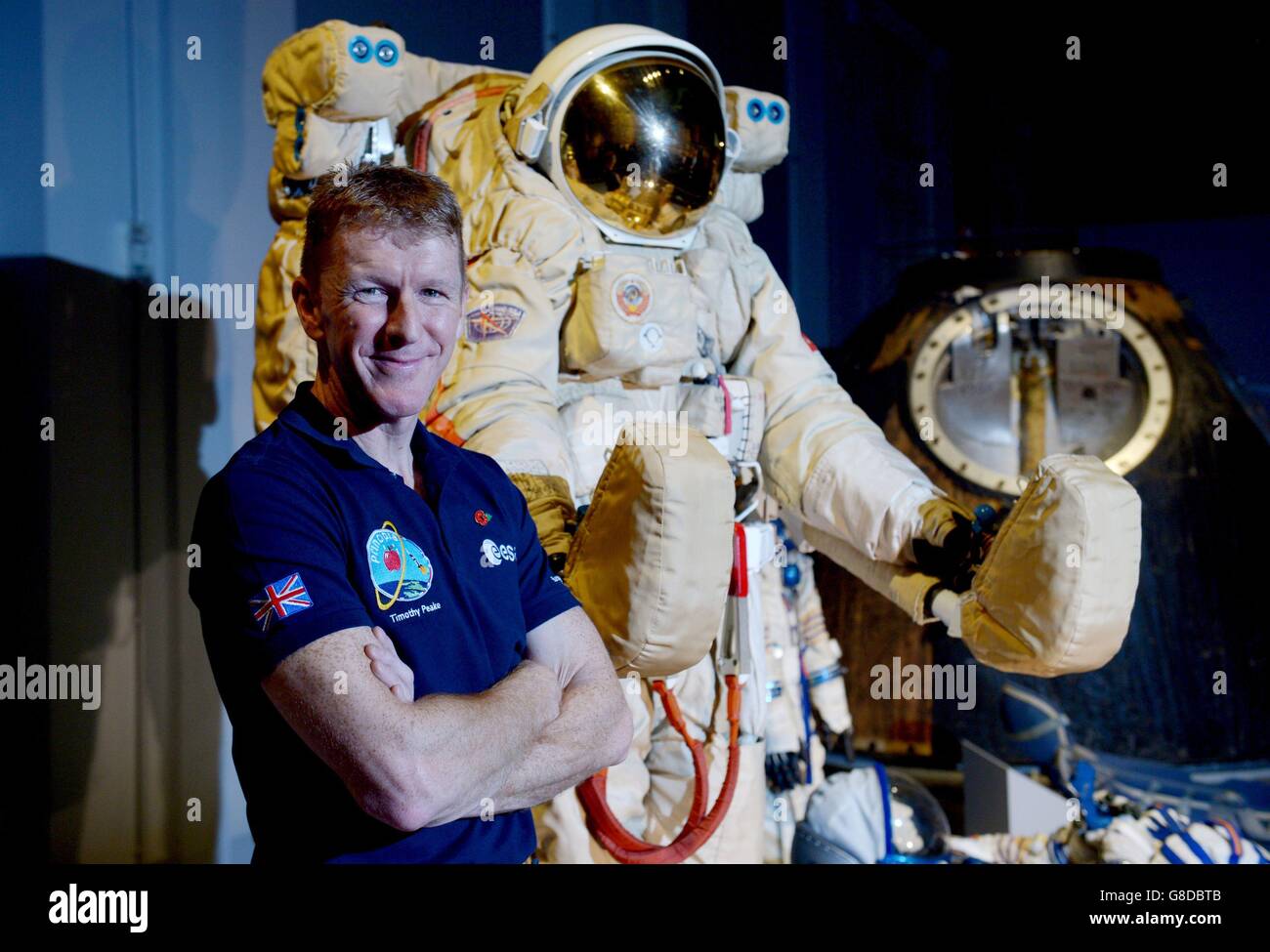 British astronaut Tim Peake Stock Photo - Alamy