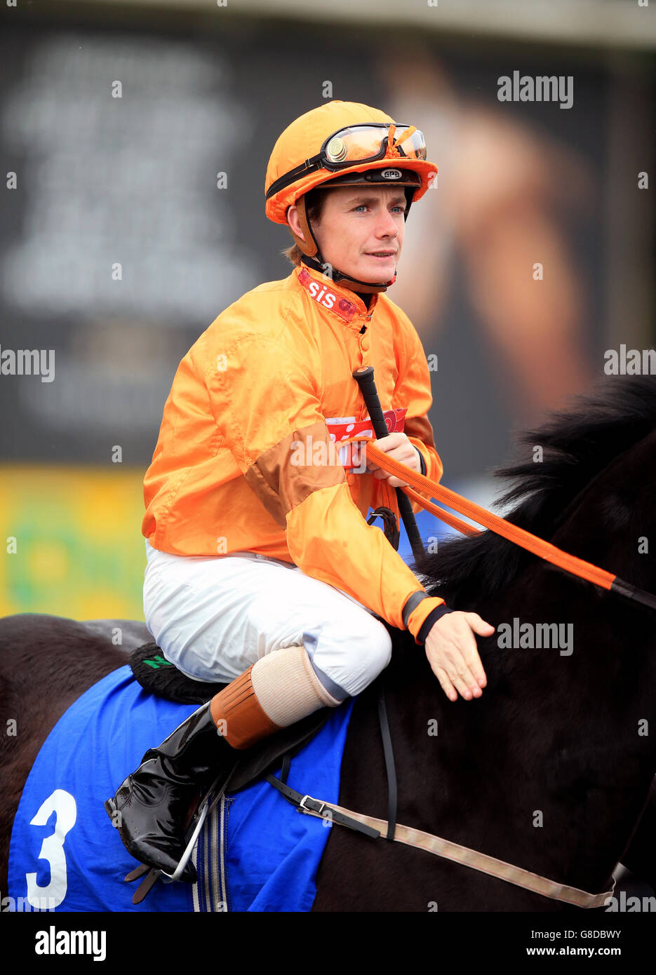 Racing - Nottingham Racecourse. Jockey Kieran O'Neill Stock Photo - Alamy