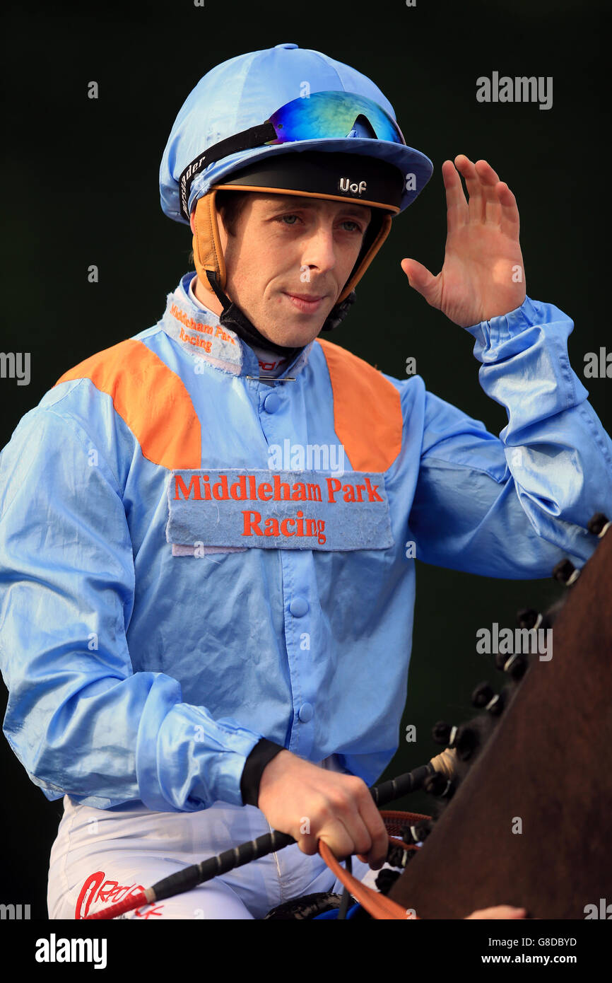Racing, Nottingham Racecourse. Jockey Ben Curtis Stock Photo - Alamy
