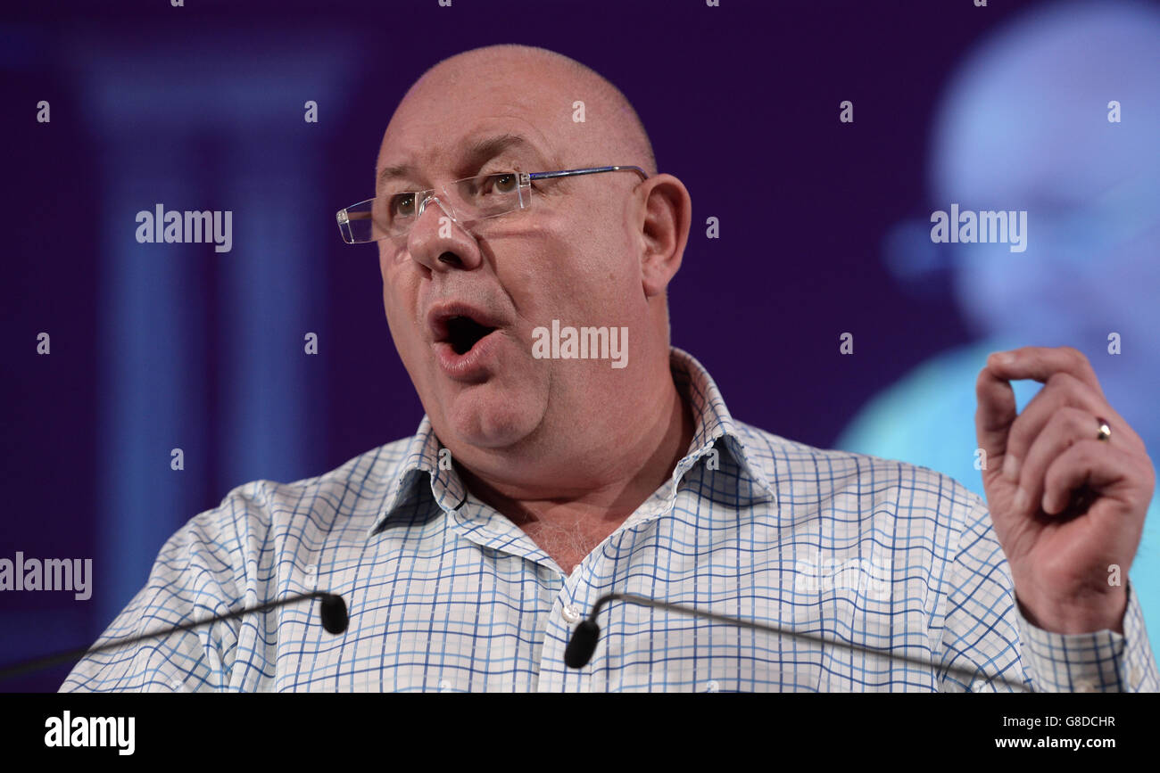 Dave Ward, General Secretary CWU addresses the TUC rally and lobby of ...