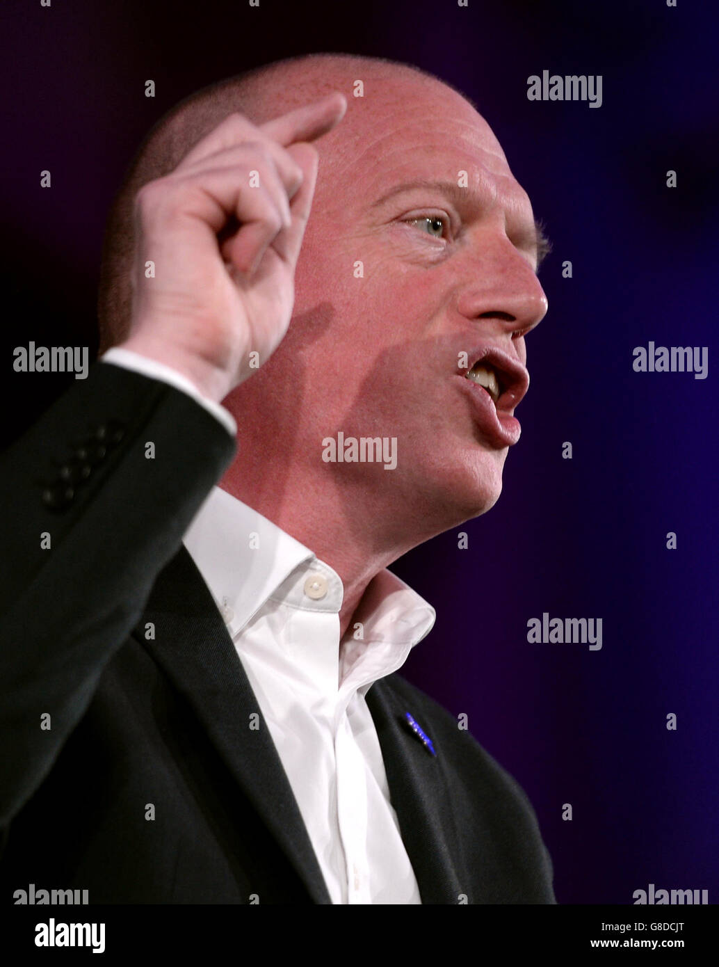 Mark Wrack, General Secretary FBU addresses the TUC rally and lobby of ...